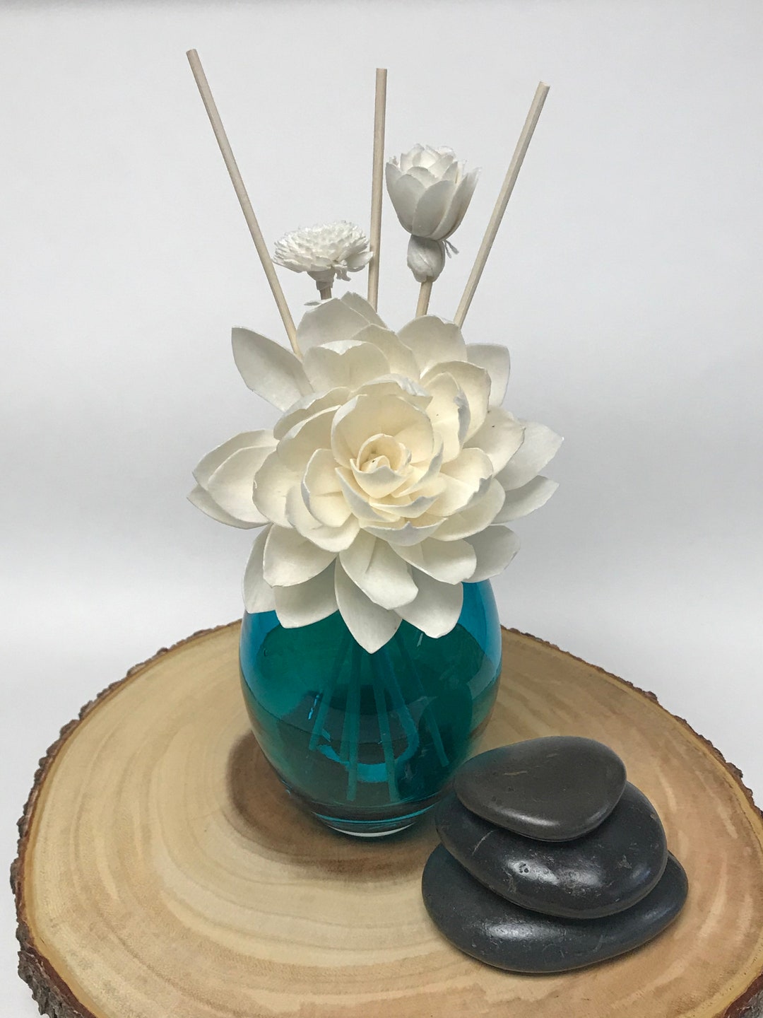 Kahala Collection - Mauna Loa Vase - Hand Blown Vessel Reed Diffuser ...