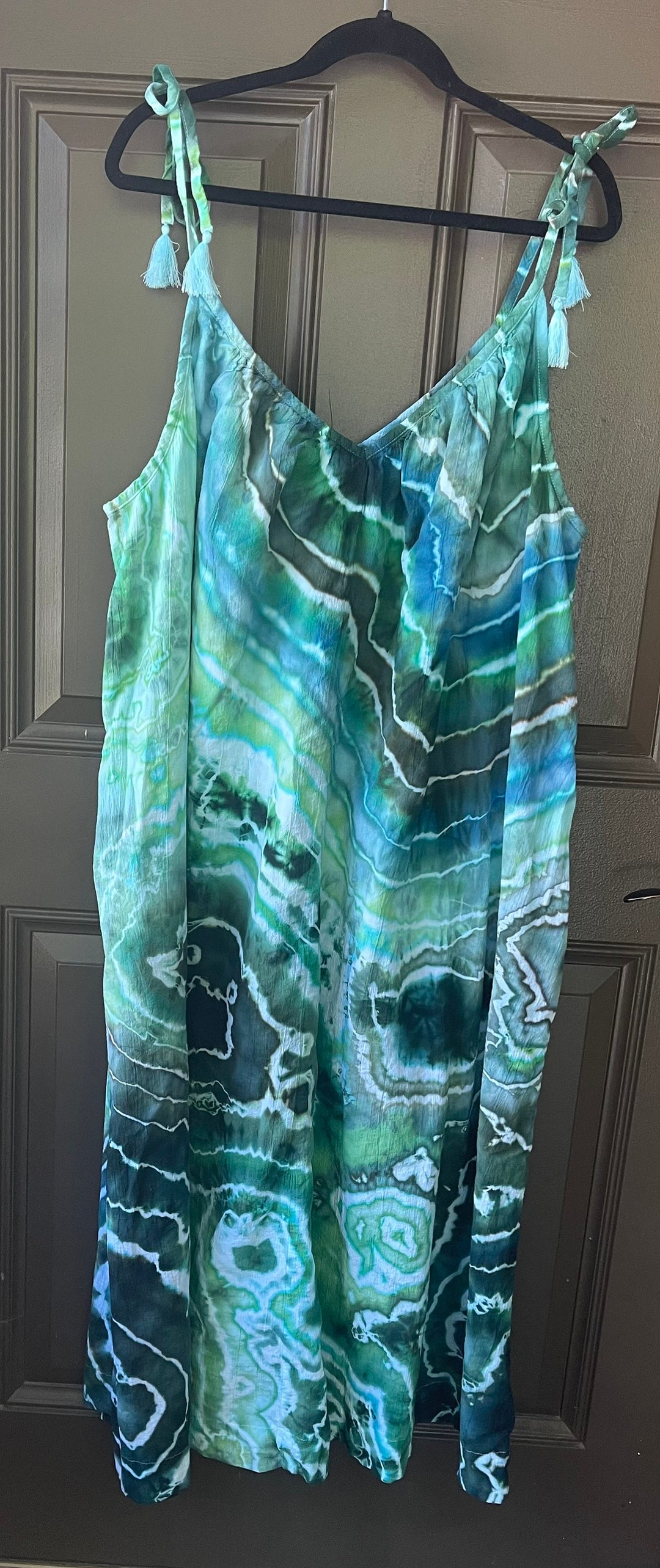 Iced Dyed Geode Maxi Dress - Etsy