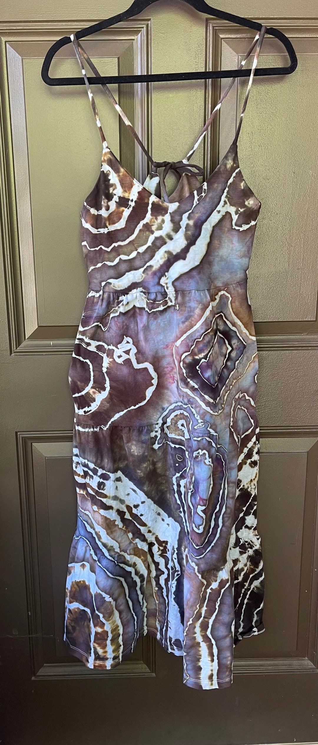 Ice Dyed Geode Dress - Etsy