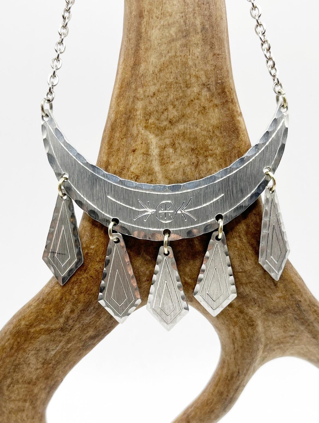 Beautiful Sami Traditional Craft Necklace Jokkmokk Tin, Sweden 1982. - Etsy