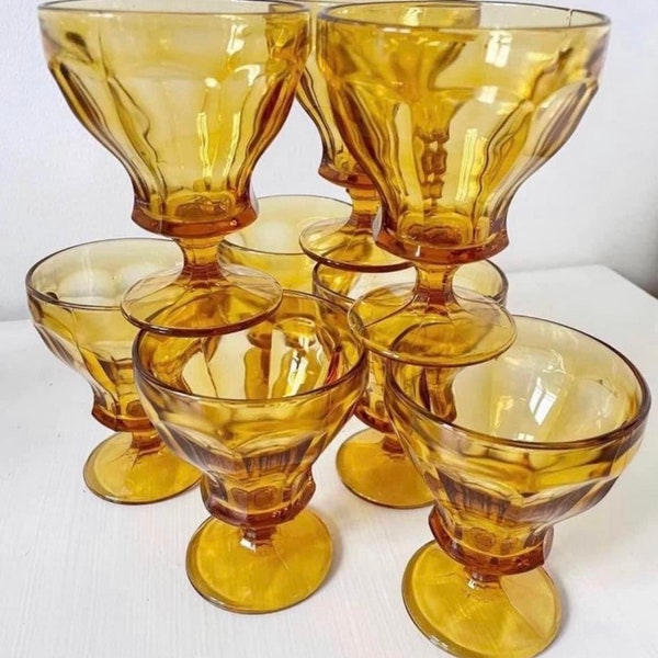 Amber Glassware - Etsy