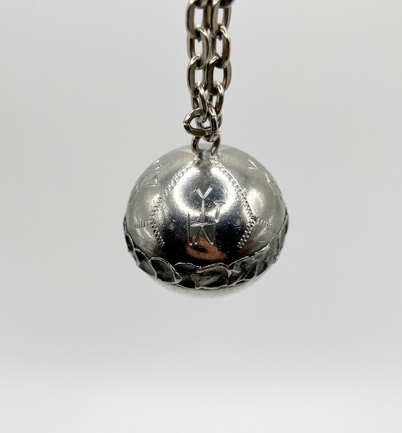 Fantastic Sami Traditional Craft Pewter Necklace, magic Ball 1970s. - Etsy