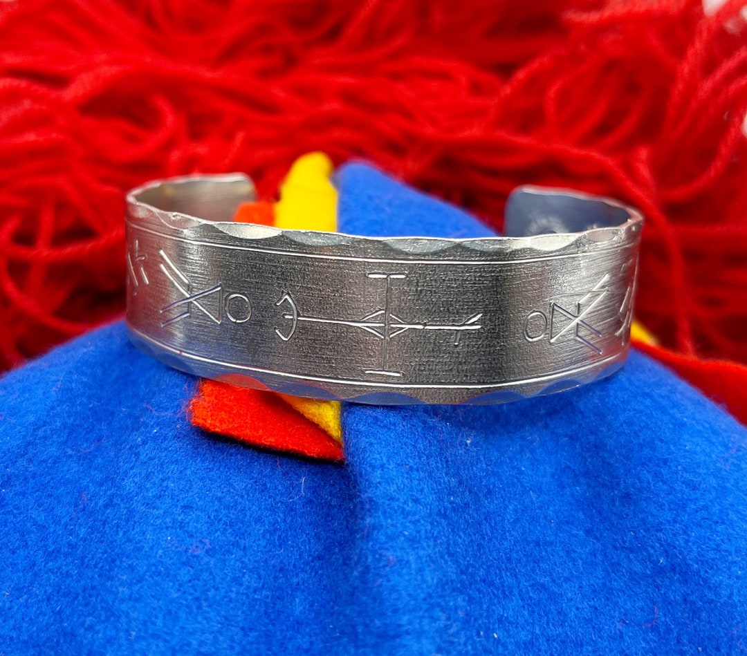 Beautiful Sami Pewter Bracelet With Sami Symbols, Jokkmokk 1978 - Etsy
