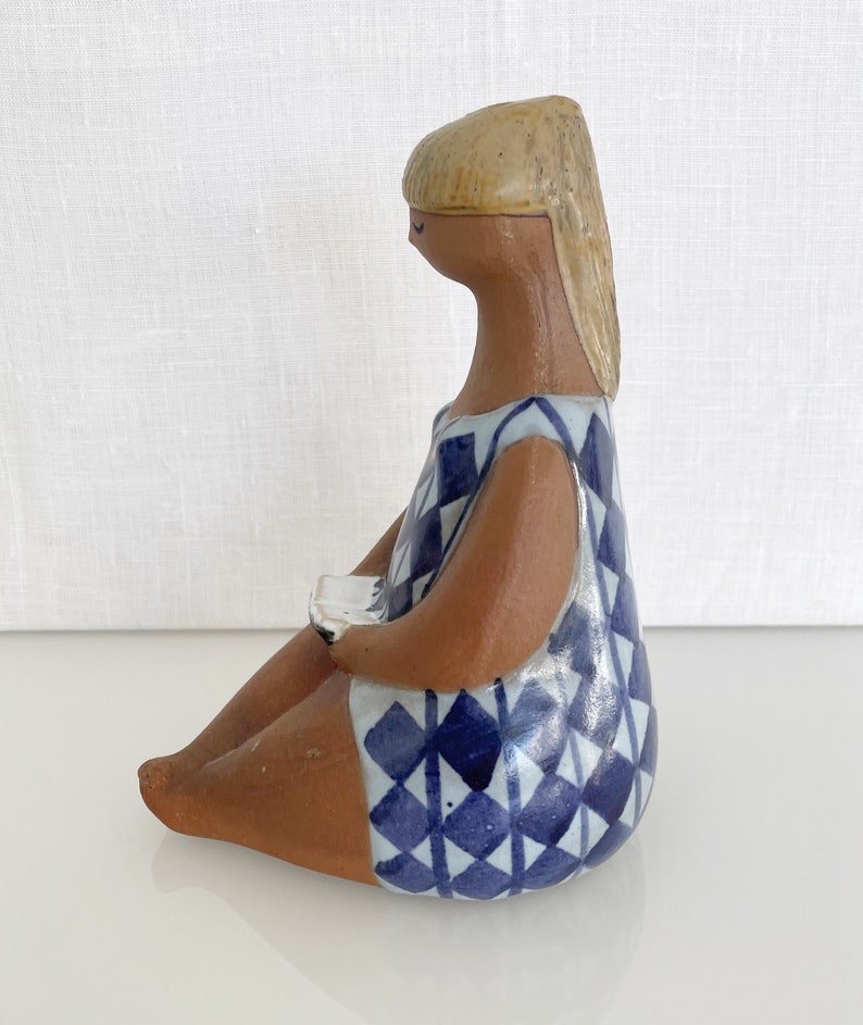 LISA LARSON, amalia From the Series abc Girls, Figurine, Stoneware, Gustavsberg. - Etsy