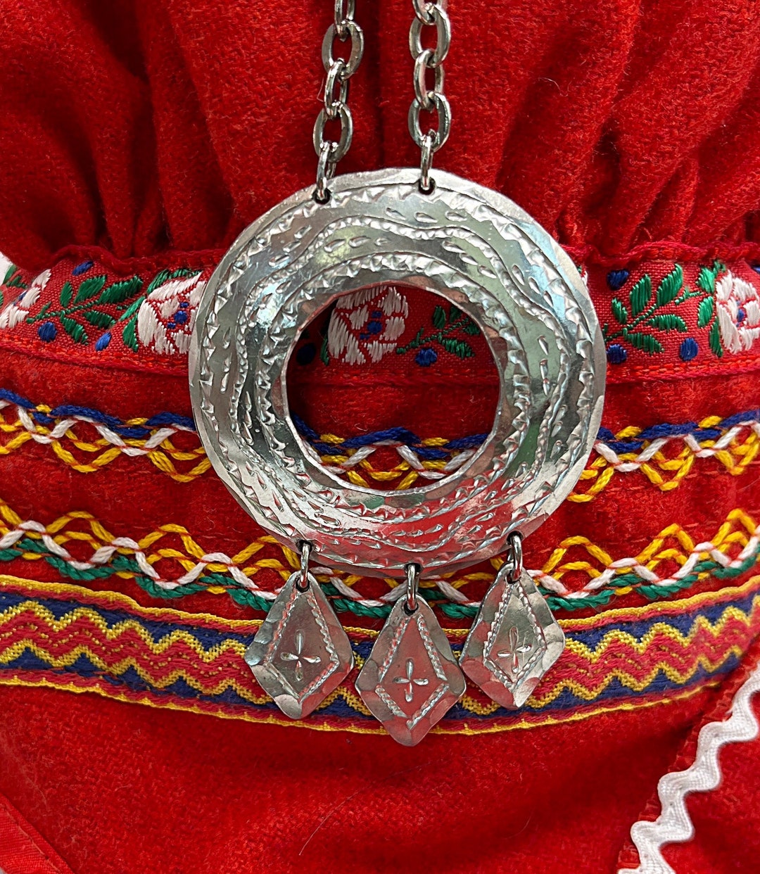 Beautiful Traditional Sami Pewter Necklace by Stig Mattsson, 1972 - Etsy