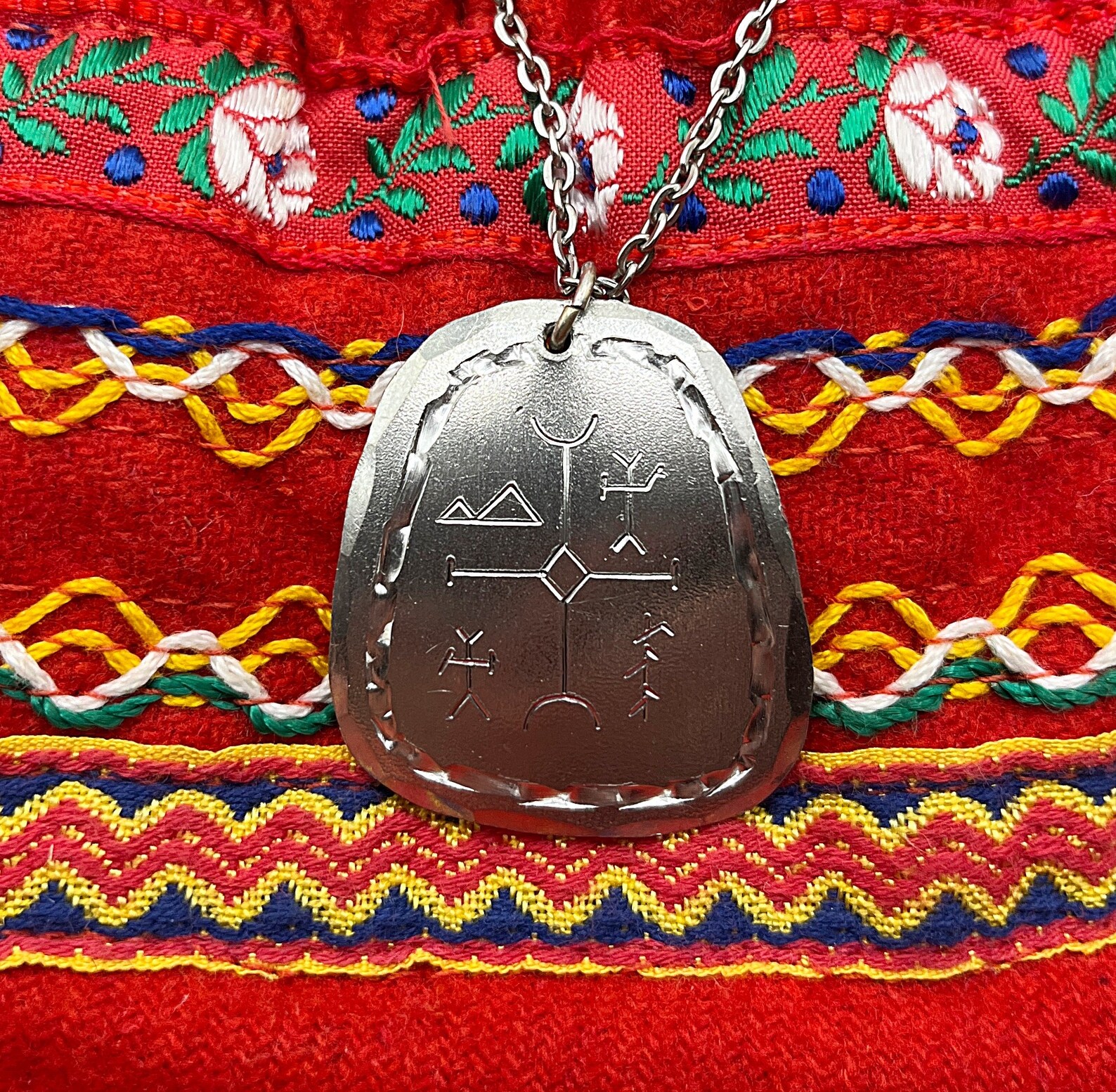 Sami Traditional Handicraft Necklace 1970s - Etsy