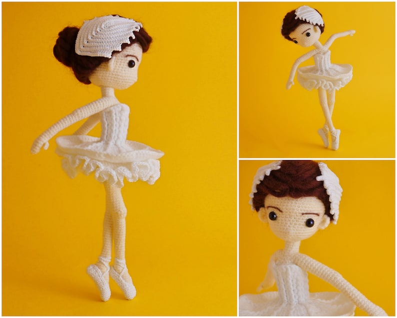 Swan Lake Ballet Layla, Ballet Dancer Doll, PDF Crochet / Amigurumi ...
