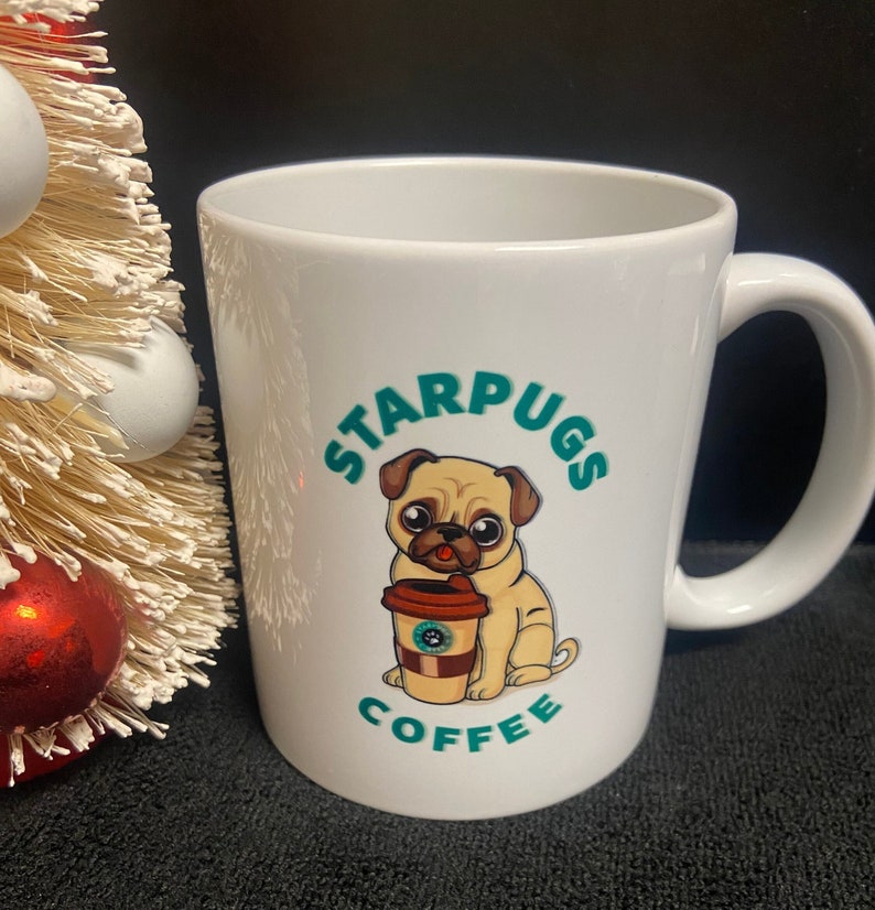 Starpugs Coffee Mug Pug Mug for Pug Lovers - Etsy