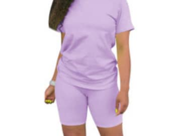 2 Piece Biker Short Set - Etsy