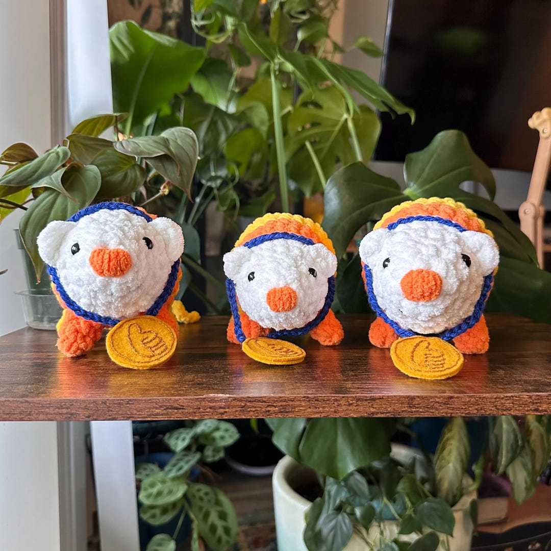 Chonky Science Candy Corn Rat- MADE TO ORDER - Crochet Plush - Etsy