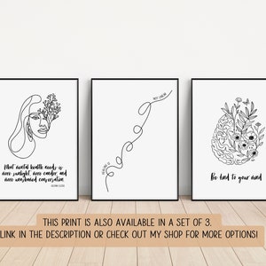 Healing is Not Linear Wall Art Print, Mental Health Poster, Classroom ...