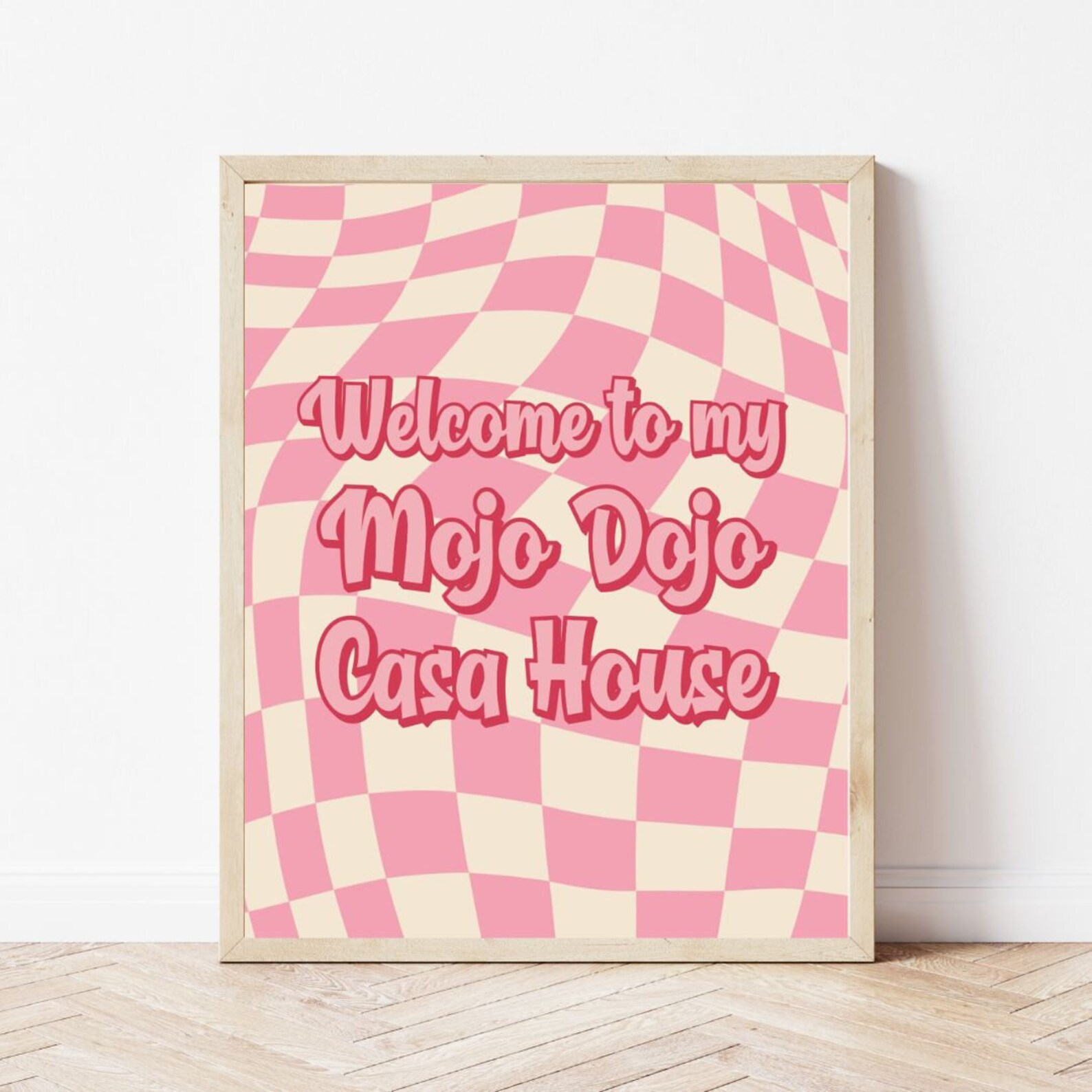 Mojo Dojo Casa House Sign Pink Barbie Movie Poster Barbie Wall Art Kendom Wall Art