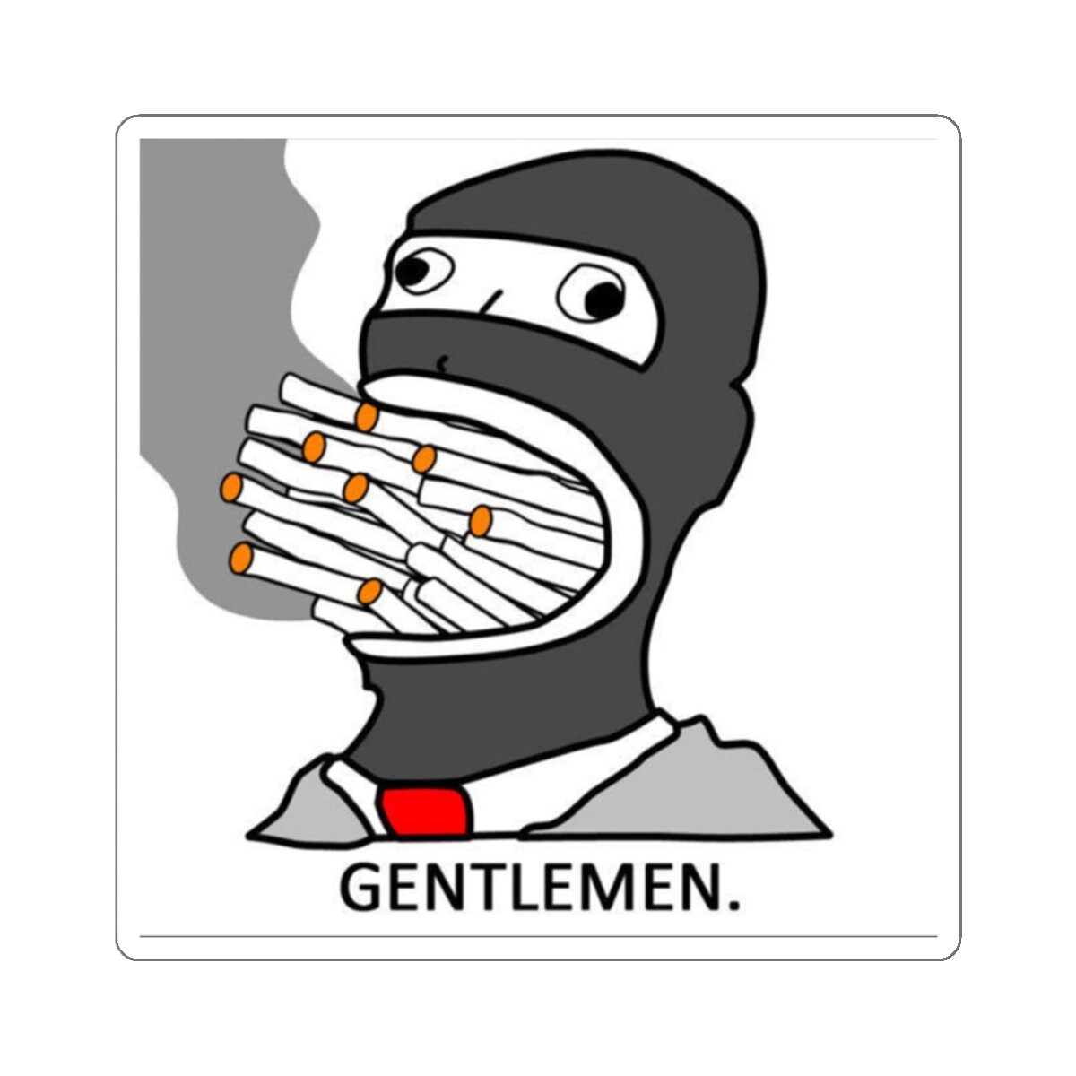 Team Fortress 2 Gentleman Meme Spy Inspired Sticker - Etsy