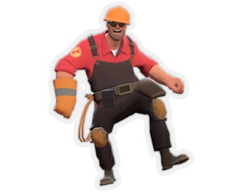 Team Fortress 2 TF2 RED Team Sticker - Etsy