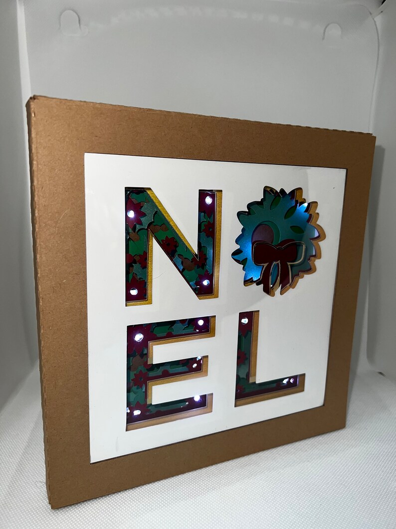 3D Light-up Shadow Box physical Item - Etsy