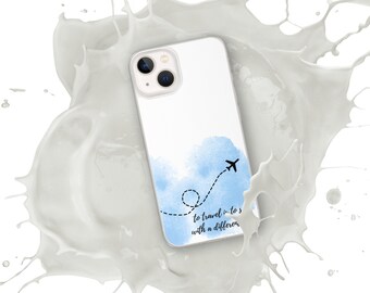 Tirita Hard Phone Case World Travel Map Planes Passport Flight Voyager ...