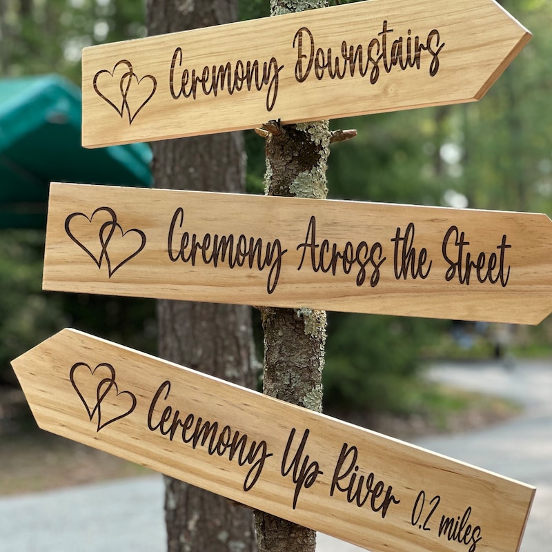 Personalized Directional Signs - Etsy