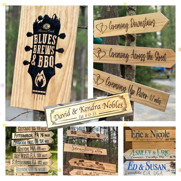 Directional Sign - Etsy