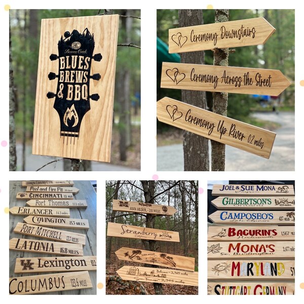 Directional Sign - Etsy