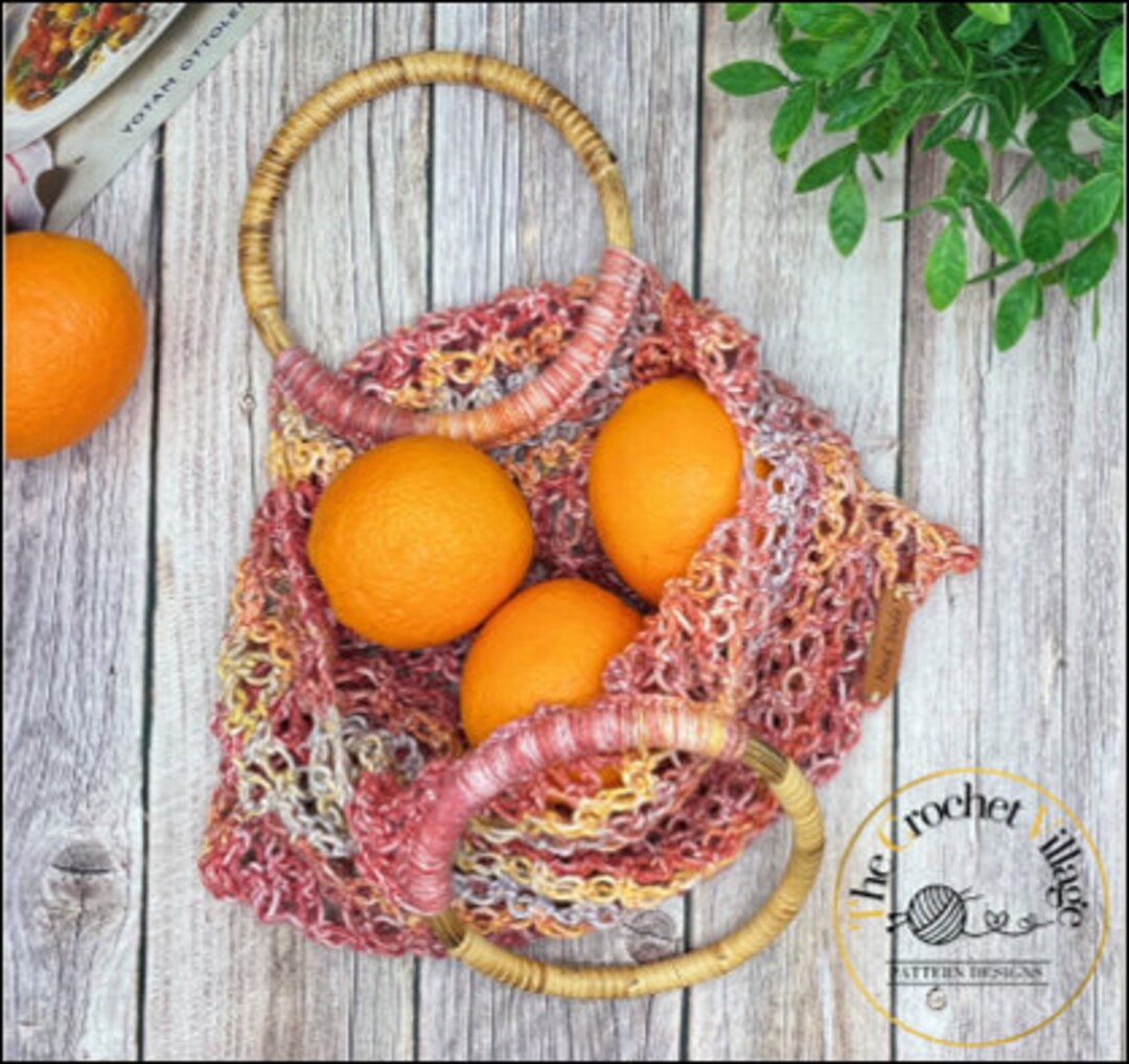 Solomon's Bag Crochet Pattern. Market Bag Crochet. Shopping Bag Crochet ...