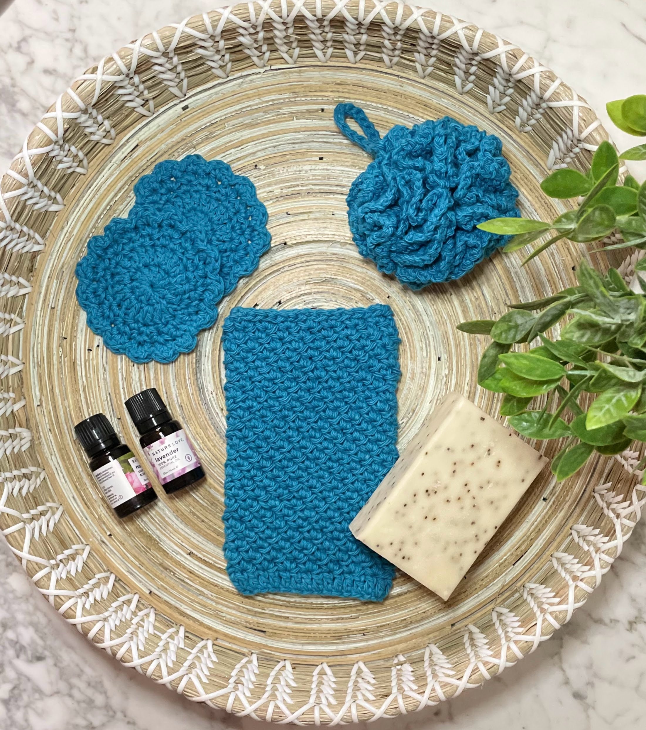 Gina's Spa Set Crochet Pattern 3-in-1 Bundle: Textured - Etsy