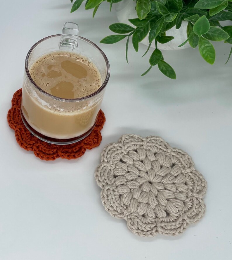 Angela's Coasters Crochet Pattern. Fall Décor Crochet - Etsy