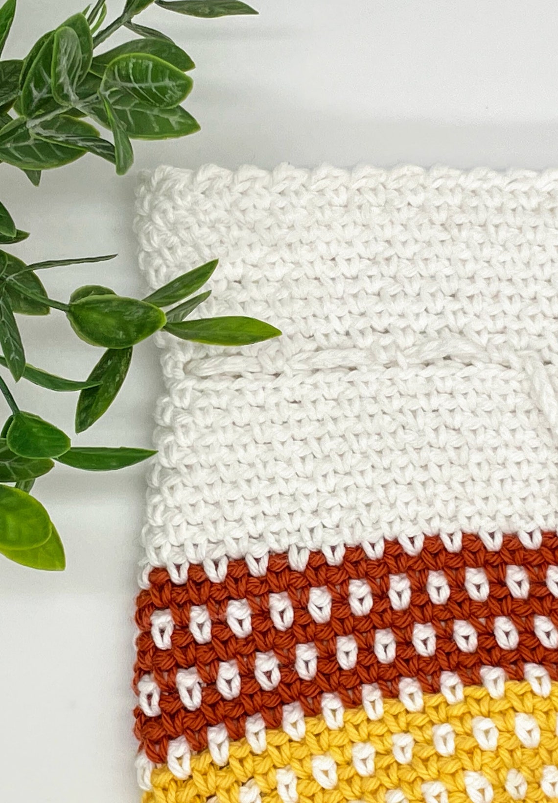 Candy Corn Bag Crochet Pattern. Drawstring Crochet Bag. - Etsy