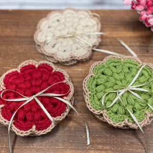 Angela's Coasters Crochet Pattern. Fall Décor Crochet Pattern. Easy ...