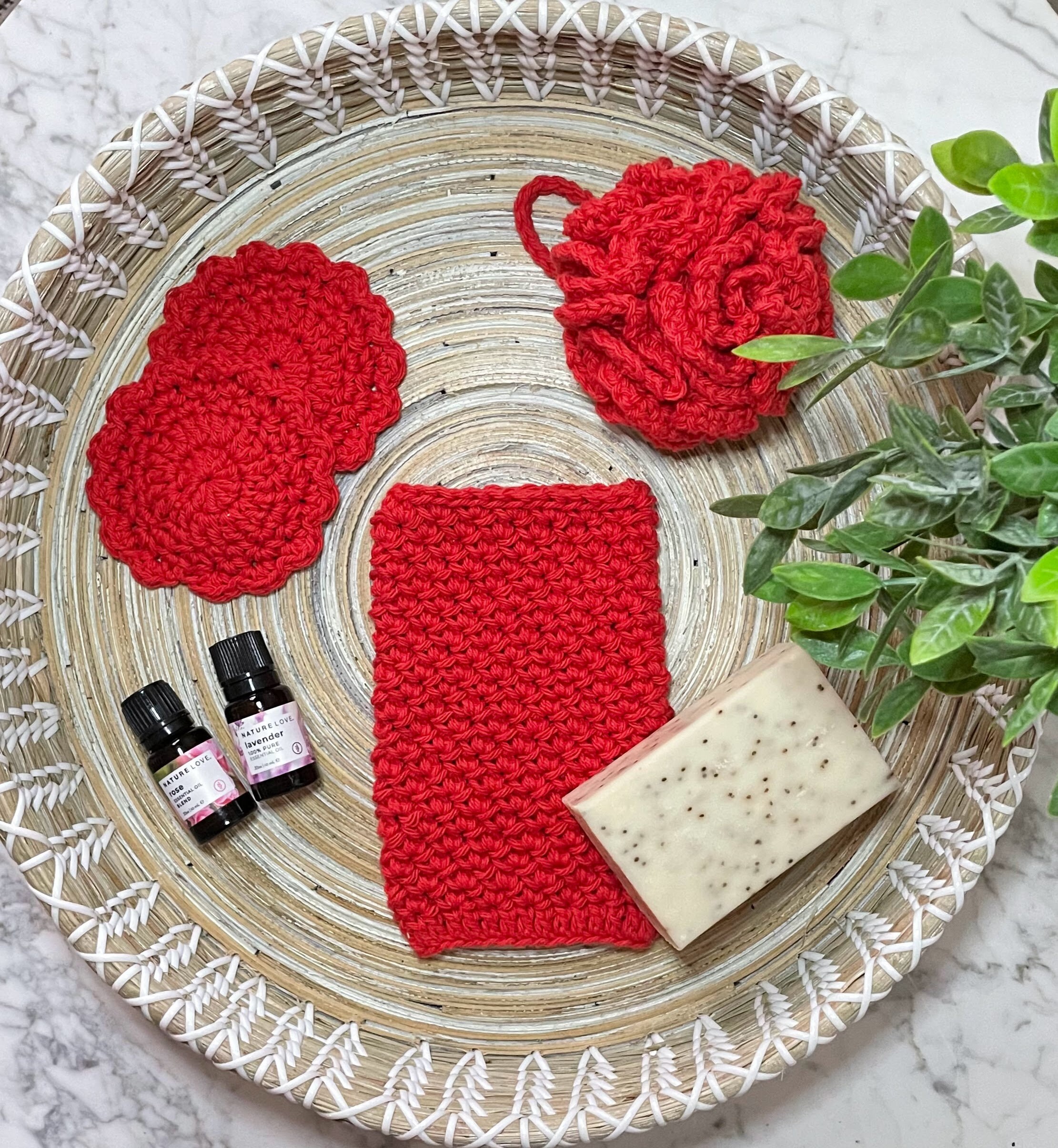Gina's Spa Set Crochet Pattern 3-in-1 Bundle: Textured - Etsy