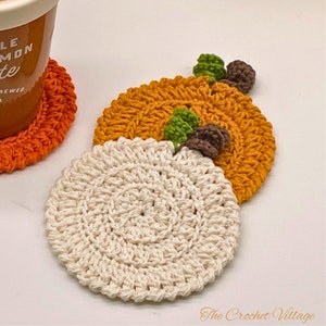 Pumpkin Patch Coasters Crochet Pattern, Fall Crochet Decor, Textured ...
