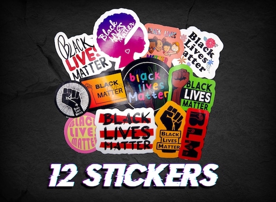 BLACK LIVES MATTER Vinyl Sticker Pack | Etsy