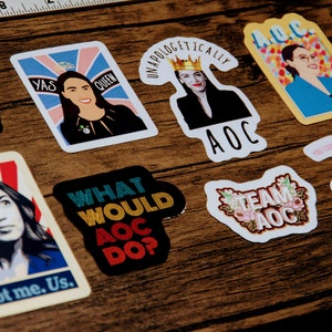 AOC - Vinyl Sticker Party Pack - Etsy