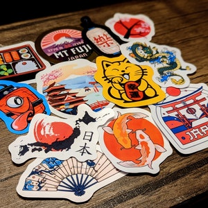 JAPAN AESTHETIC - Vinyl Sticker Pack - Etsy