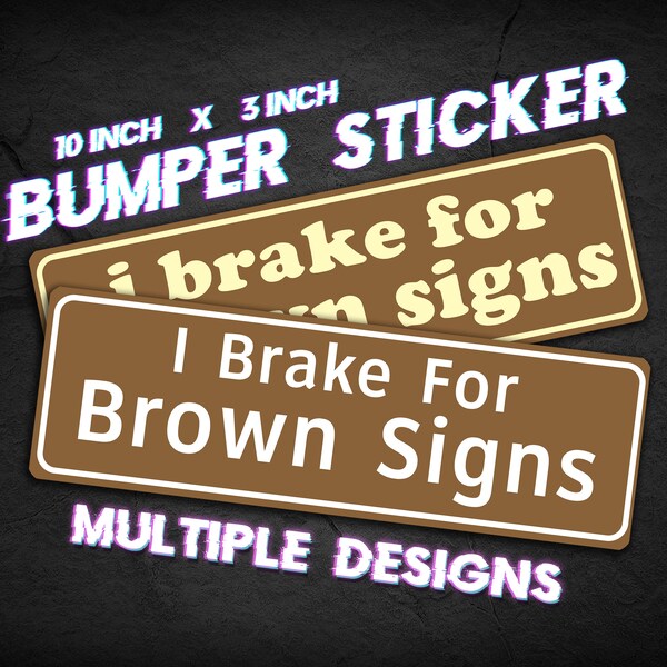 Bumper Signs - Etsy