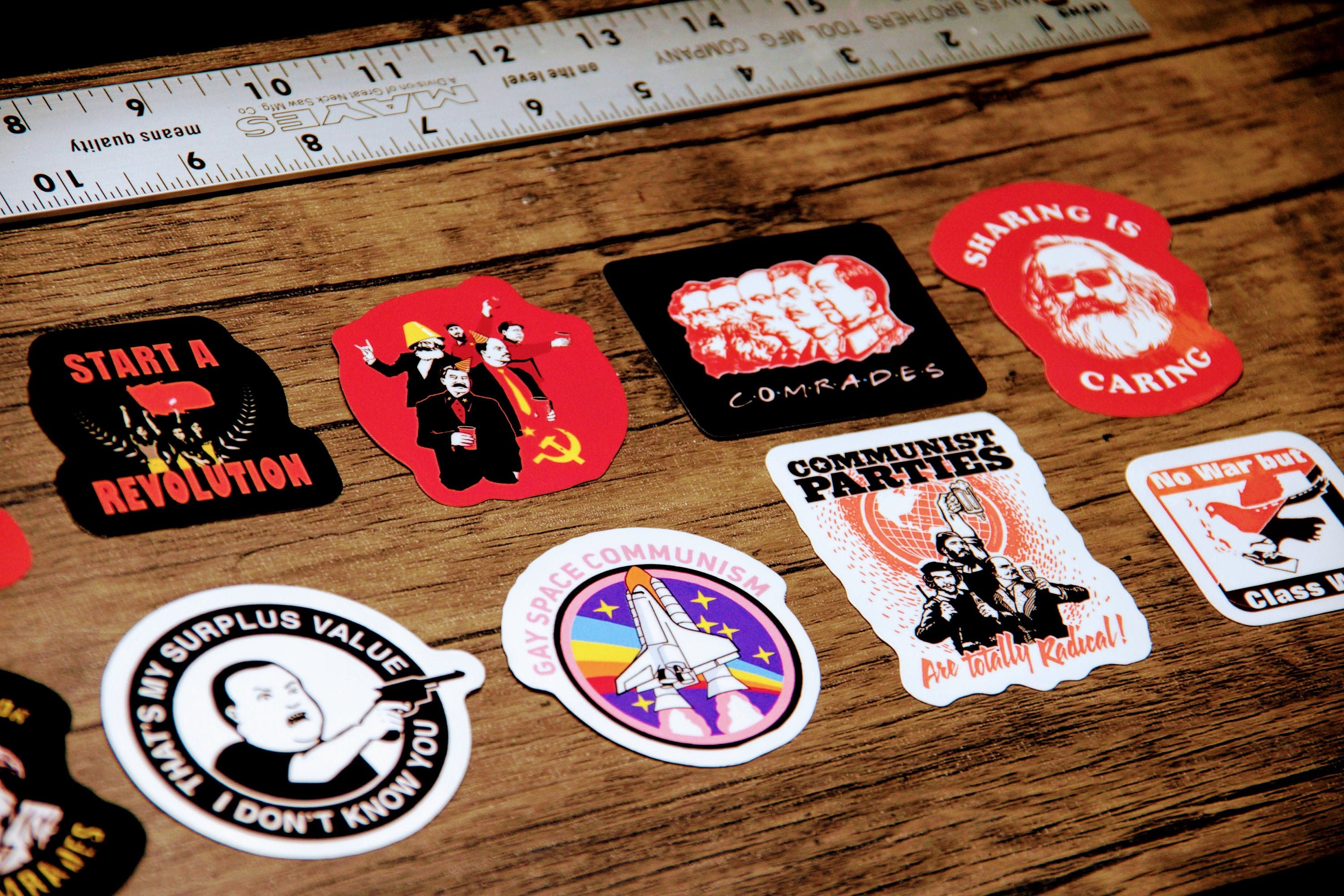 COMMUNISM Vinyl Sticker Pack | Etsy