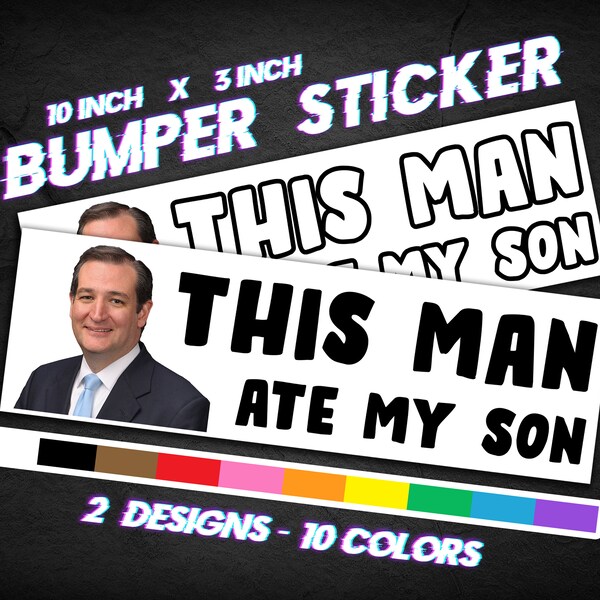Ted Cruz Bumper Sticker - Etsy