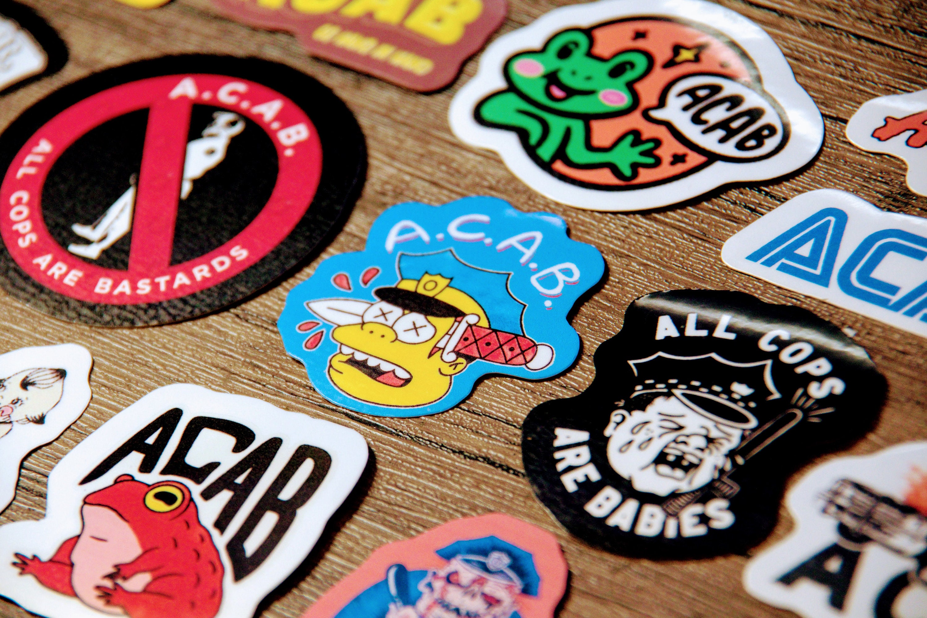 ACAB Vinyl Sticker Party Pack | Etsy