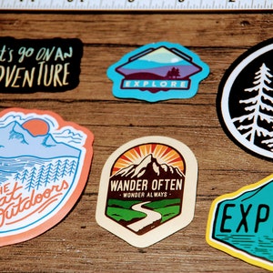 Adventure & Explore - Vinyl Sticker Pack - Etsy