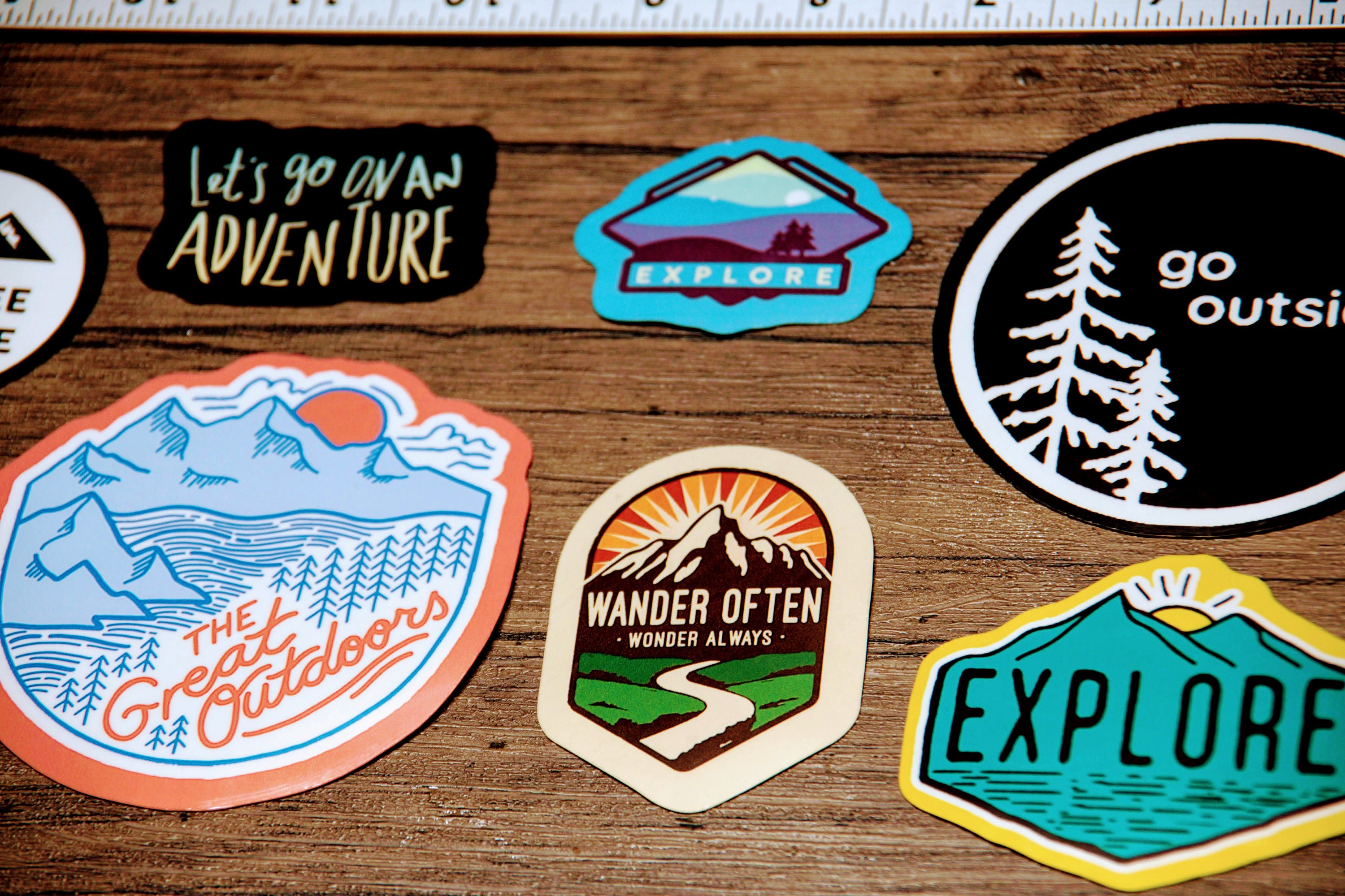 Adventure & Explore Vinyl Sticker Pack - Etsy