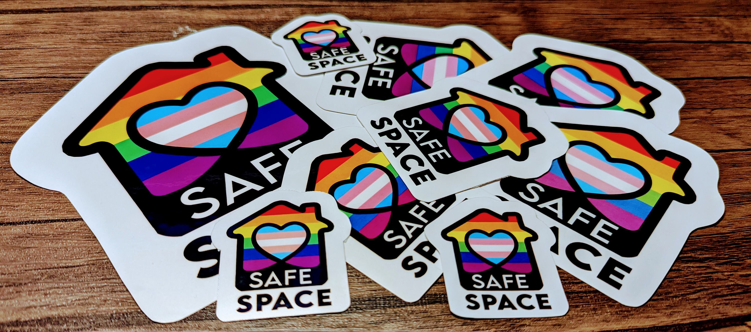 Safe Space LGBTQ Vinyl Sticker - Etsy