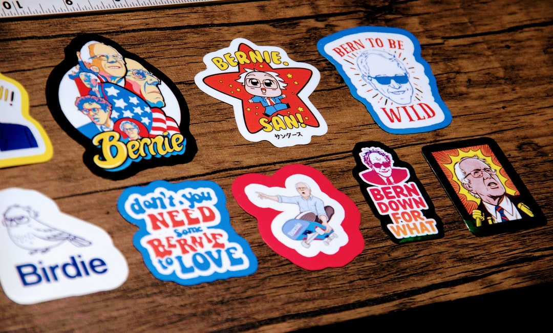 BERNIE - Vinyl Sticker Party Pack - Etsy
