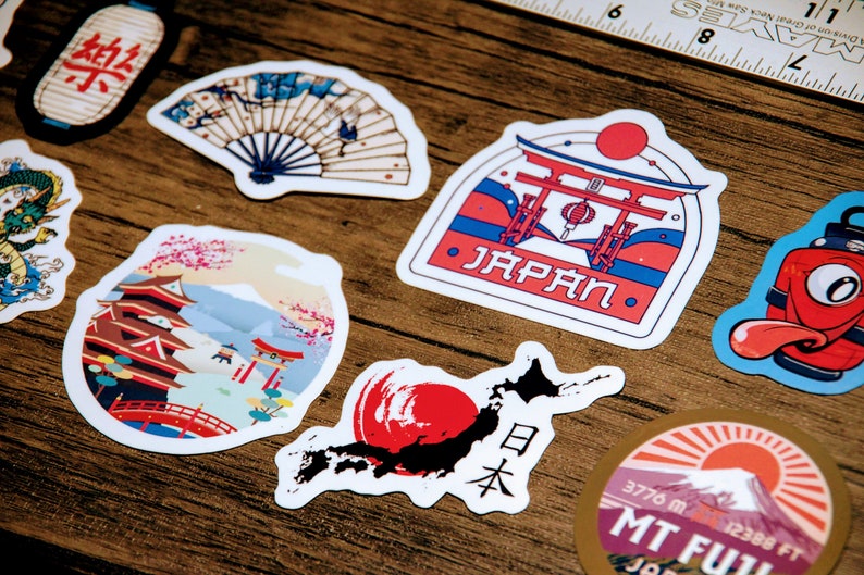 JAPAN AESTHETIC - Vinyl Sticker Pack - Etsy
