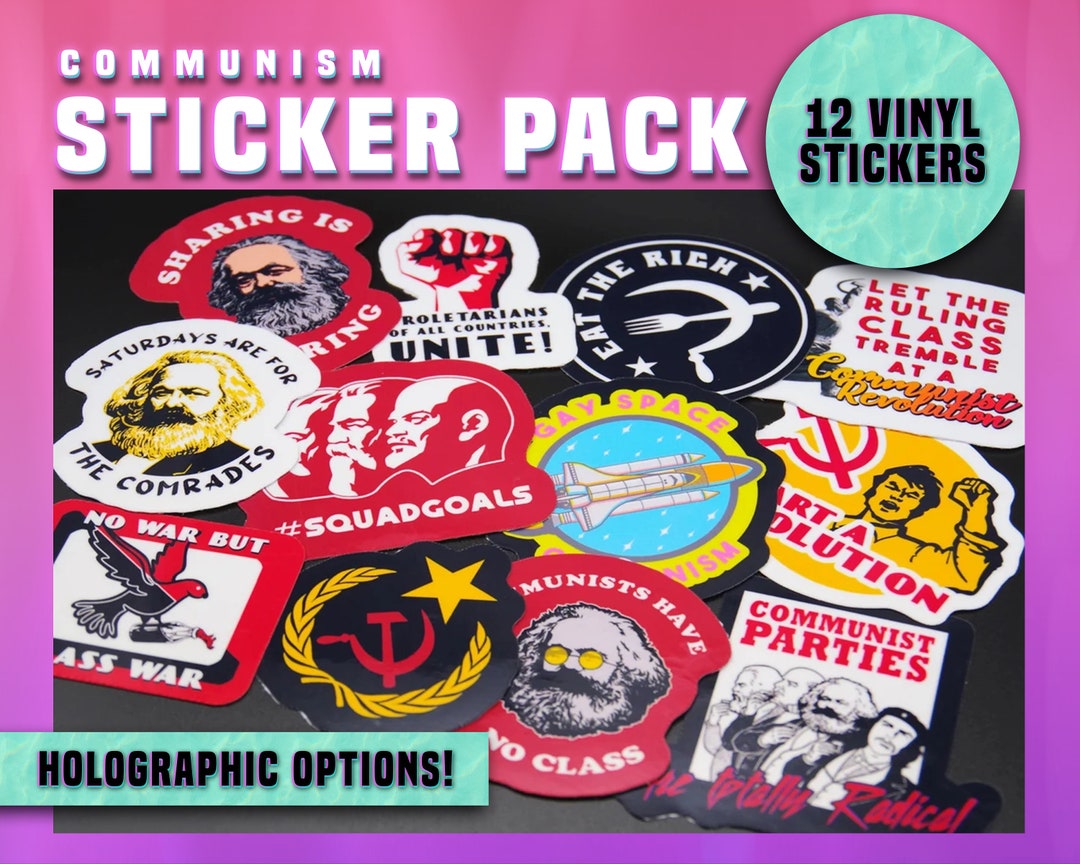 COMMUNISM - Vinyl Sticker Pack - Etsy