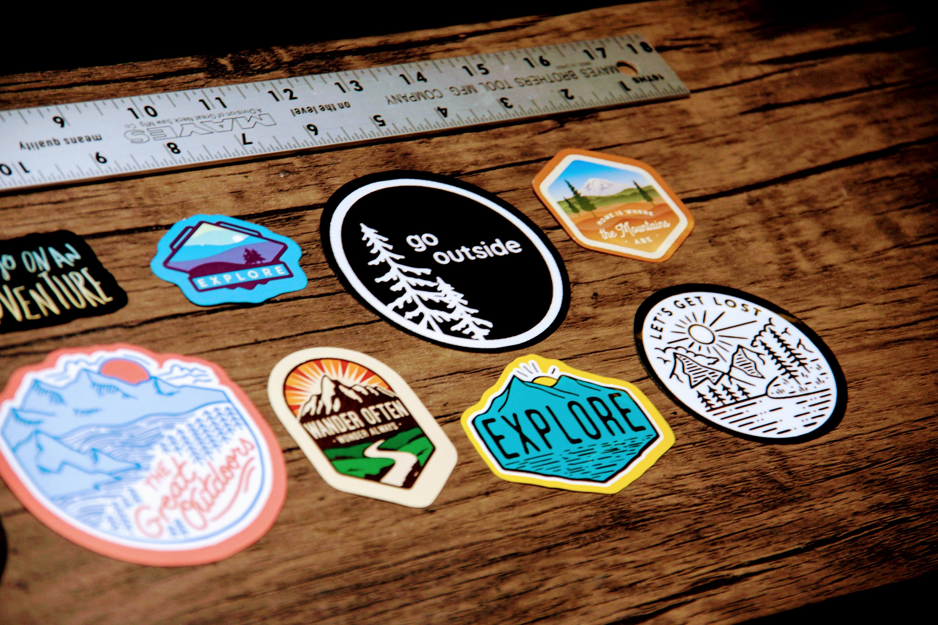 Adventure & Explore Vinyl Sticker Pack | Etsy