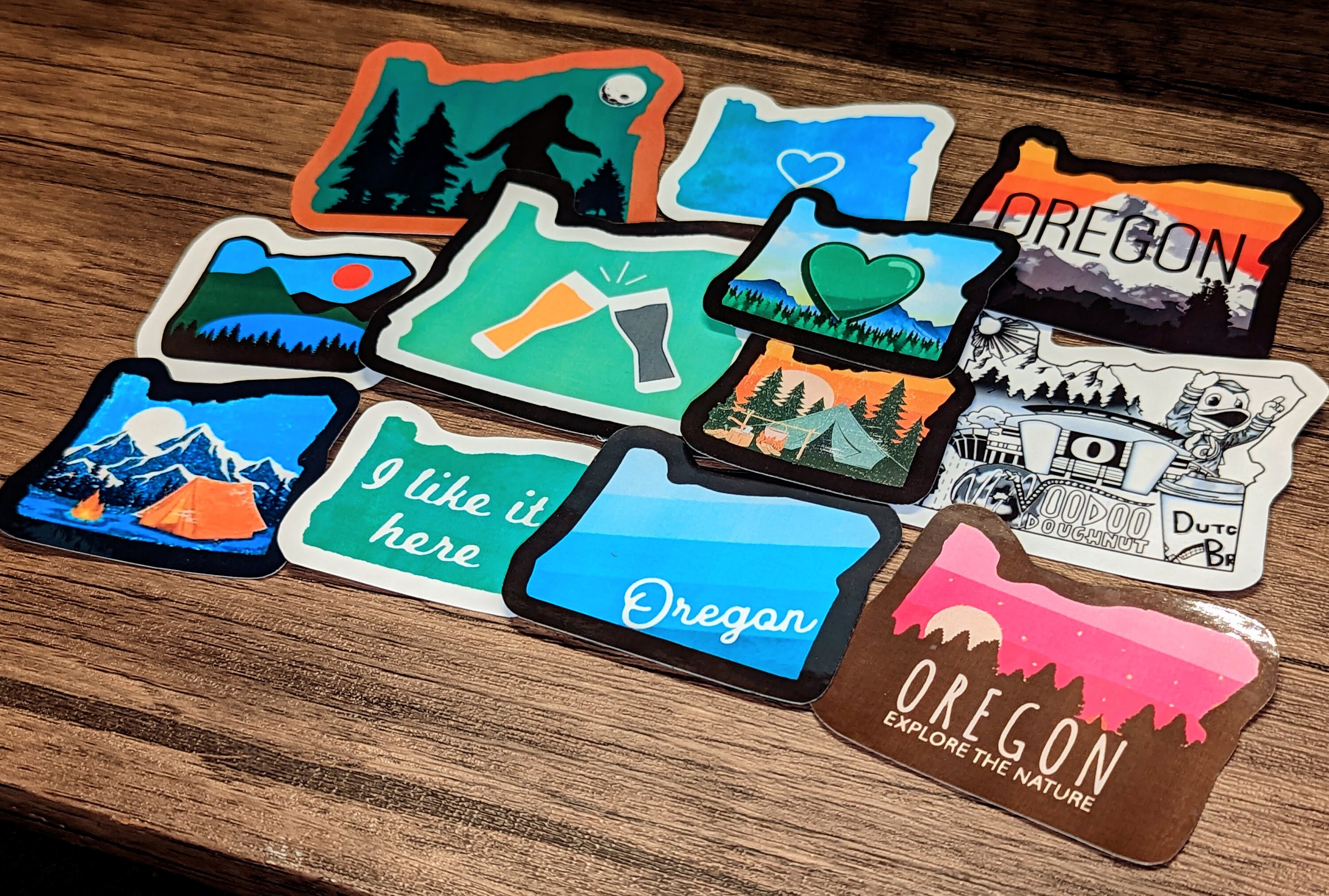 OREGON 2 Vinyl Sticker Pack - Etsy
