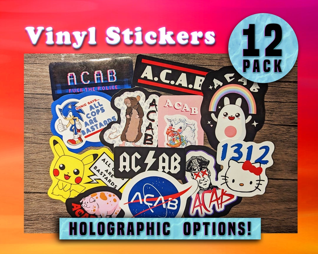 ACAB 2 - Vinyl Sticker Pack - Etsy