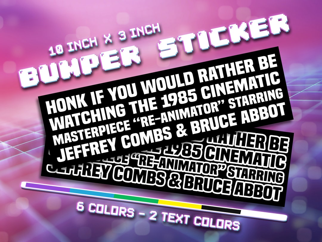 Honk If You'd Rather Be Watching the 1985 Cinematic Masterpiece Re ...