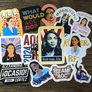 AOC - Vinyl Sticker Party Pack - Etsy