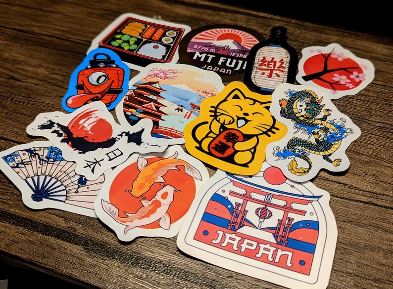 JAPAN AESTHETIC - Vinyl Sticker Pack - Etsy