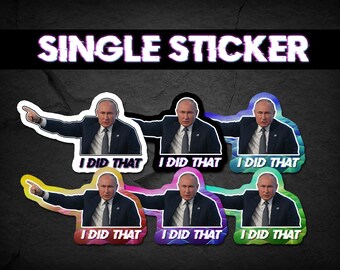 I Did That Stickers - Etsy